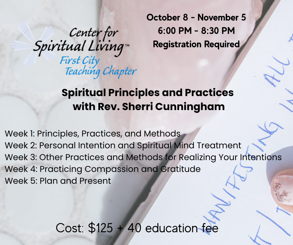 Home - Center for Spiritual Living First City Teaching Chapter
